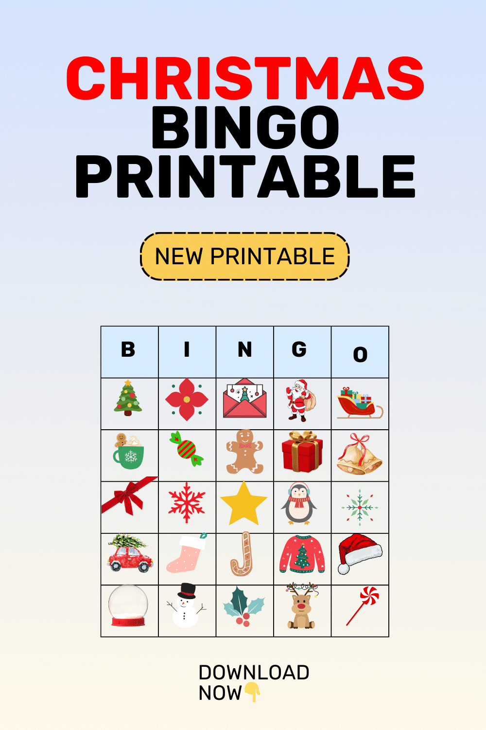 Christmas Bingo Printable - Goally